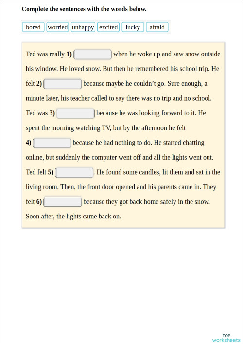 UNIT 5- LET'S GO 1. Interactive worksheet | TopWorksheets