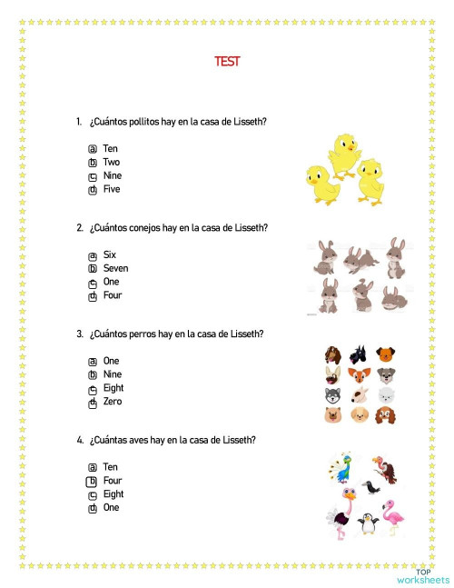 Reading numbers from 6 to ten. Ficha interactiva | TopWorksheets