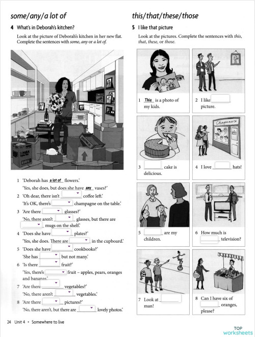 ELEMENTARY 4- PRACTICE 03. Interactive worksheet | TopWorksheets
