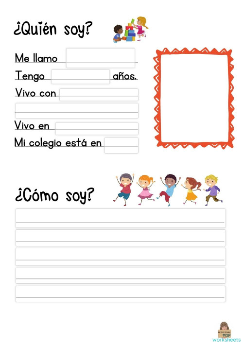 ¿Quién soy?. Ficha interactiva | TopWorksheets