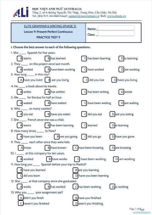 Interactive worksheets and online exercises free creator | TopWorksheets