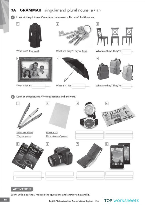 Vocabulary and Grammar Extra Practice unit 3. Interactive worksheet ...