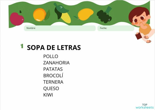 alimentos naturales, procesados y ultraprocesados. Ficha interactiva ...