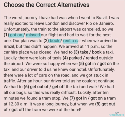 Roadmap A2+ Unit 8B Wb ex.2. Interactive worksheet | TopWorksheets