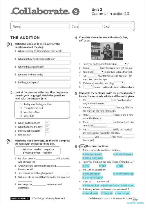 Grammar In Action 2.2. Interactive worksheet | TopWorksheets