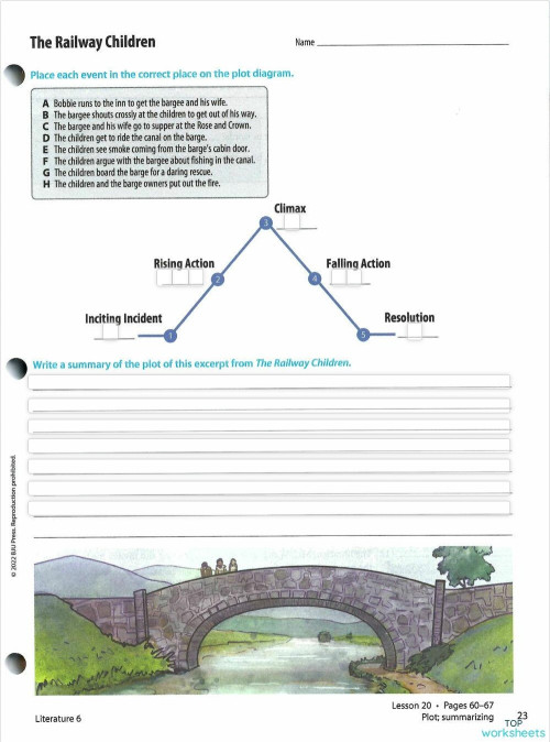 The Railway Children Pg 23. Interactive worksheet | TopWorksheets