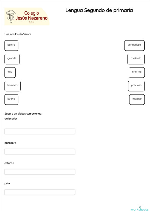 COMPLETAR PALABRAS CON SILABAS TRABADAS: FLA, FLE, FLI, FLO, FLU, FRA ...
