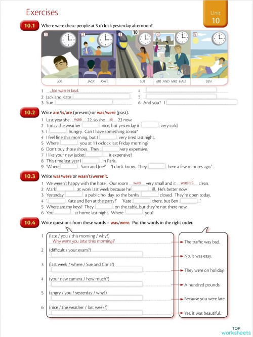 English language: interactive worksheets and online exercises ...