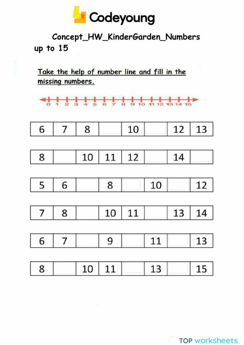 Numbers for kg. Interactive worksheet | TopWorksheets
