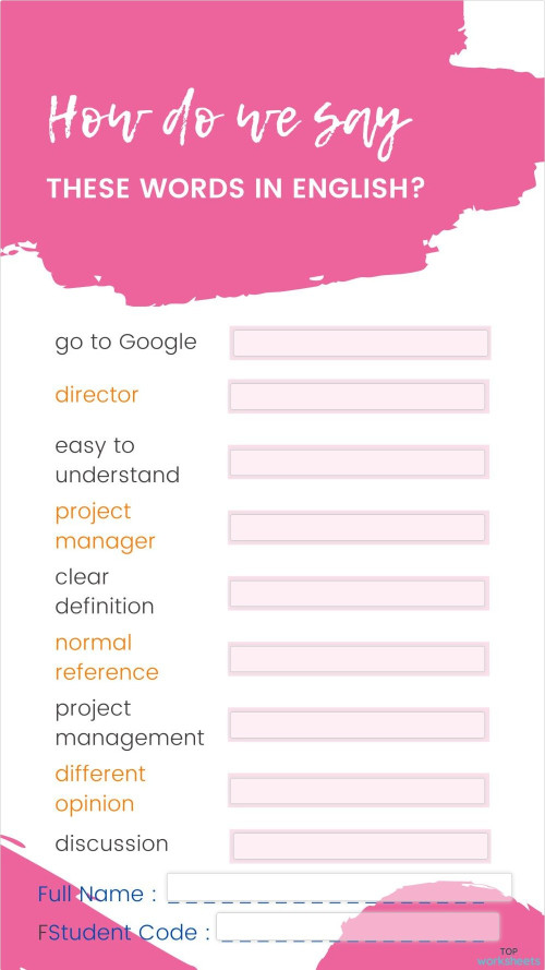 How to say1. Interactive worksheet | TopWorksheets