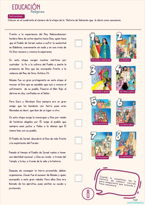 LA PARÁBOLA DEL BUEN SAMARITANO HOY. Ficha interactiva | TopWorksheets