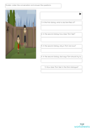 Feelings and Emotions audio. Interactive worksheet | TopWorksheets