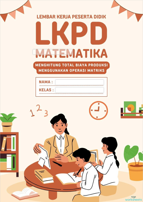 operasi aljabar pada matriks: interactive worksheets and online ...