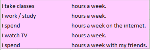 A Typical Week. Interactive worksheet | TopWorksheets