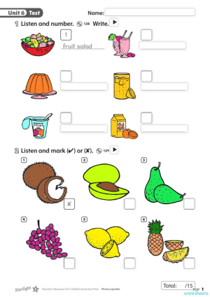 Starlight Unit 6. Interactive worksheet | TopWorksheets