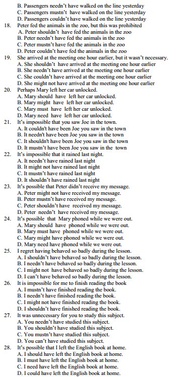 MODULE 30 : SENTENCE TRANSFORMATION - MODAL VERBS. Interactive ...
