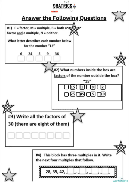Operations RR. Interactive worksheet | TopWorksheets