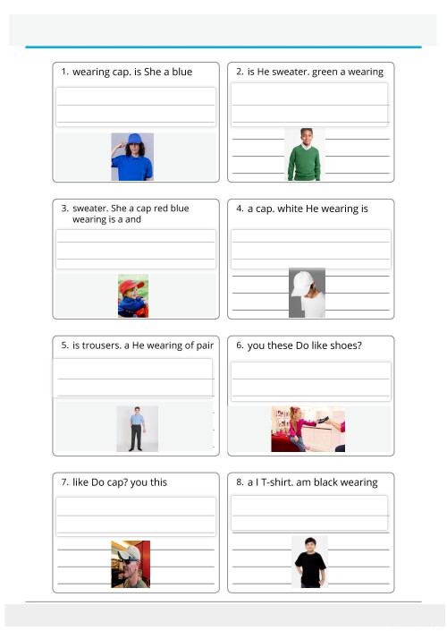 Level 1 - Unit 7 - Sentences. Interactive worksheet | TopWorksheets