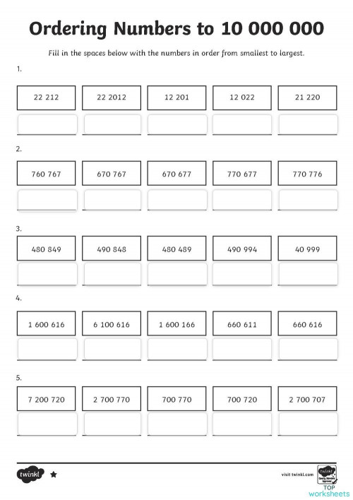 Ordering Numbers To 10 000 000 Interactive Worksheet TopWorksheets ordering-numbers-to-10-000-000-interactive-worksheet-topworksheets