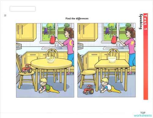 Movers - AEP1 - Speaking. Interactive worksheet | TopWorksheets