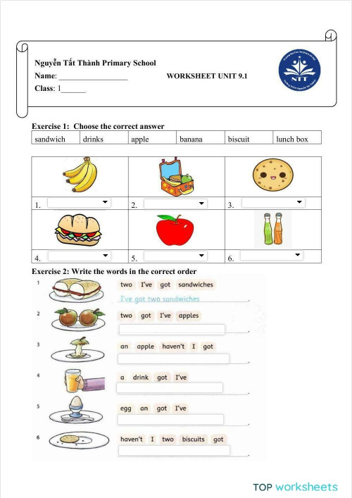 G1 - Unit 9.1. Interactive worksheet | TopWorksheets