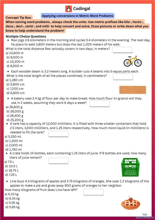 M_G05M14L40_WE01_Solving_Conversion_Problems_5. Interactive worksheet ...