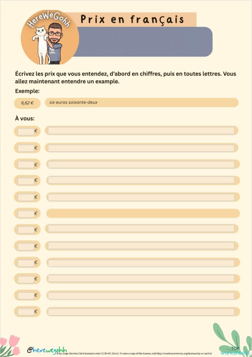 Les nombres 0-100. Fiche interactive | TopWorksheets