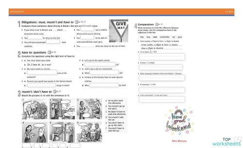 TATMCB4- Unit 1. Interactive worksheet | TopWorksheets