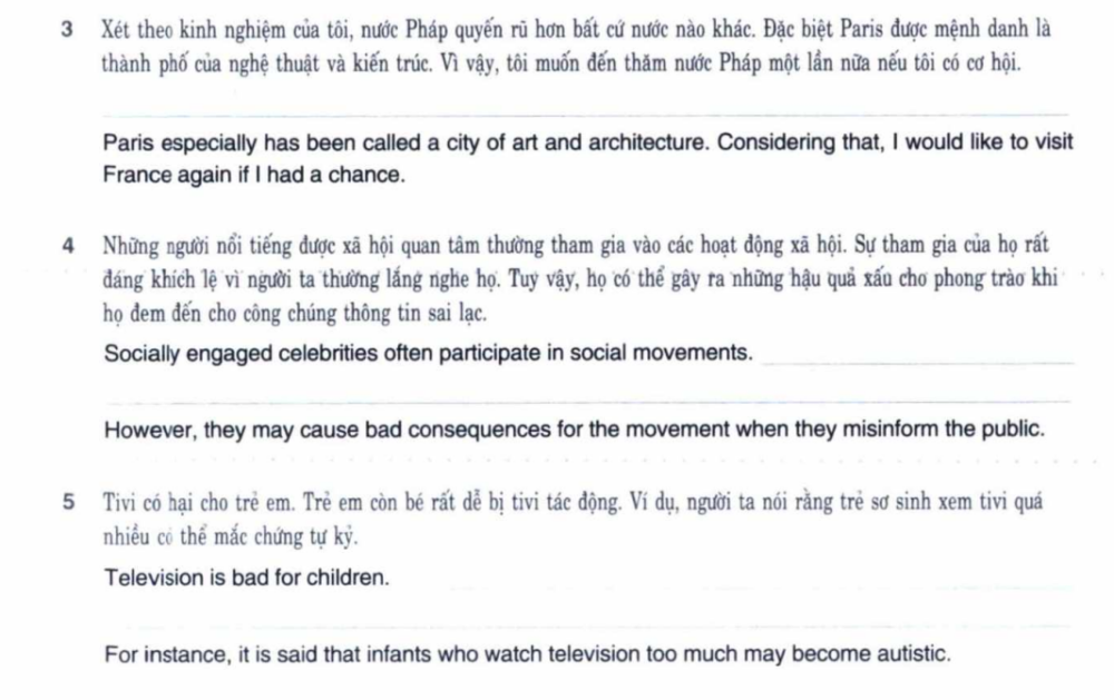 Unit 2 - Writing Challenge. Interactive worksheet | TopWorksheets