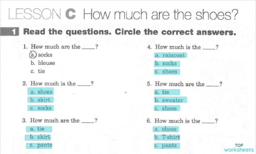 C&D unit 7 starter. Interactive worksheet | TopWorksheets