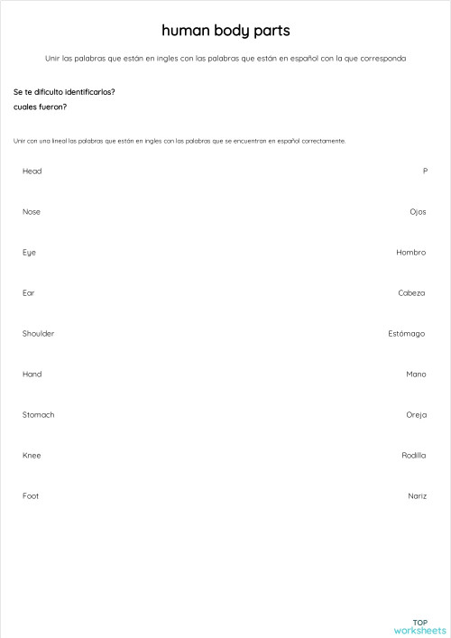 Reading comprehension 01- PRE A1. Ficha interactiva | TopWorksheets