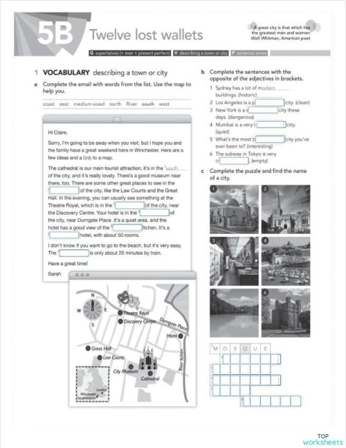 ACT 2- TWELVE LOST WALLETS- EF PRE INT. Interactive worksheet | TopWorksheets