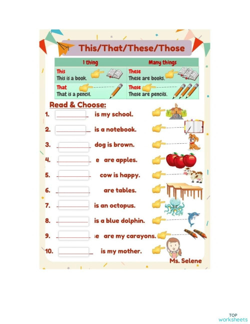 know, think, believe,hope. Interactive worksheet | TopWorksheets