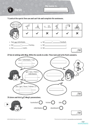 Hop into English 1 Units 1-3. Interactive worksheet | TopWorksheets