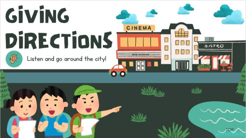 GIVING DIRECTIONS. Interactive worksheet | TopWorksheets