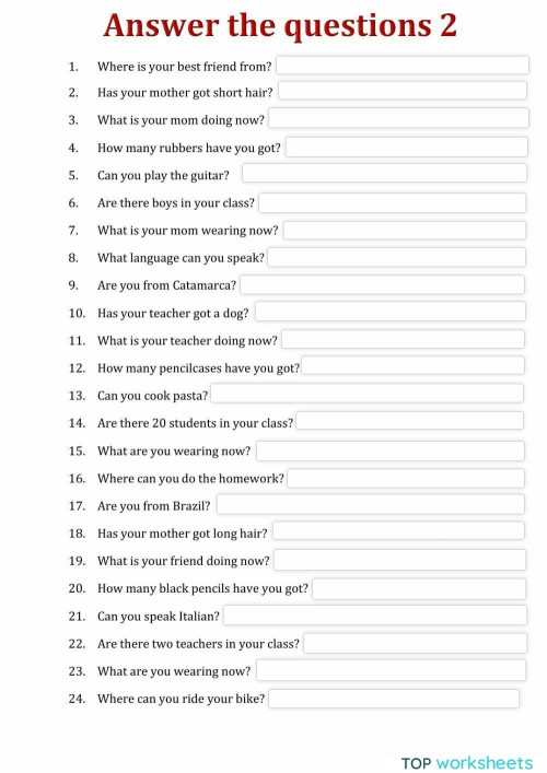 Other: interactive worksheets and online exercises | TopWorksheets