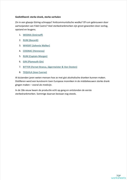 Interactive worksheets and online exercises in dutch | TopWorksheets