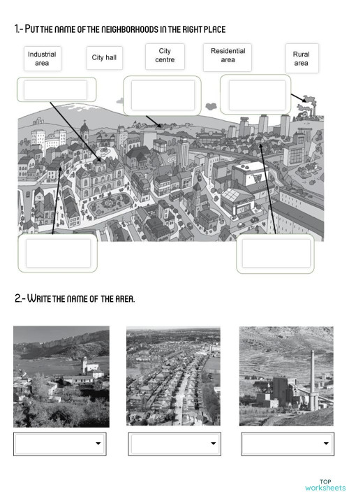 My Locality. Interactive worksheet | TopWorksheets