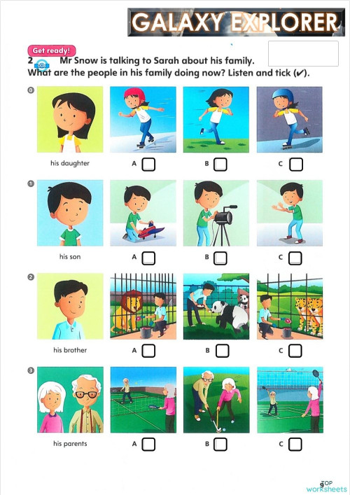 Mini Movers P5. Interactive worksheet | TopWorksheets