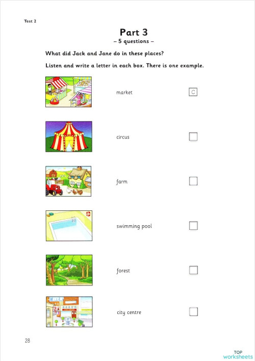 Interactive worksheets and online exercises in english | TopWorksheets