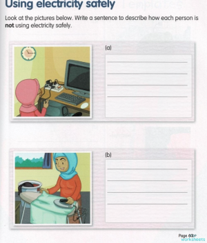 Science Yr 3_Using electricity safely_6-10-2021. Interactive worksheet ...