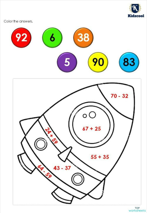 1, 2, 3... numbers!. Interactive worksheet | TopWorksheets