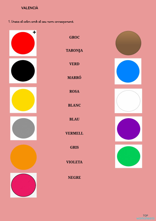 VALENCIANO. Ficha interactiva | TopWorksheets