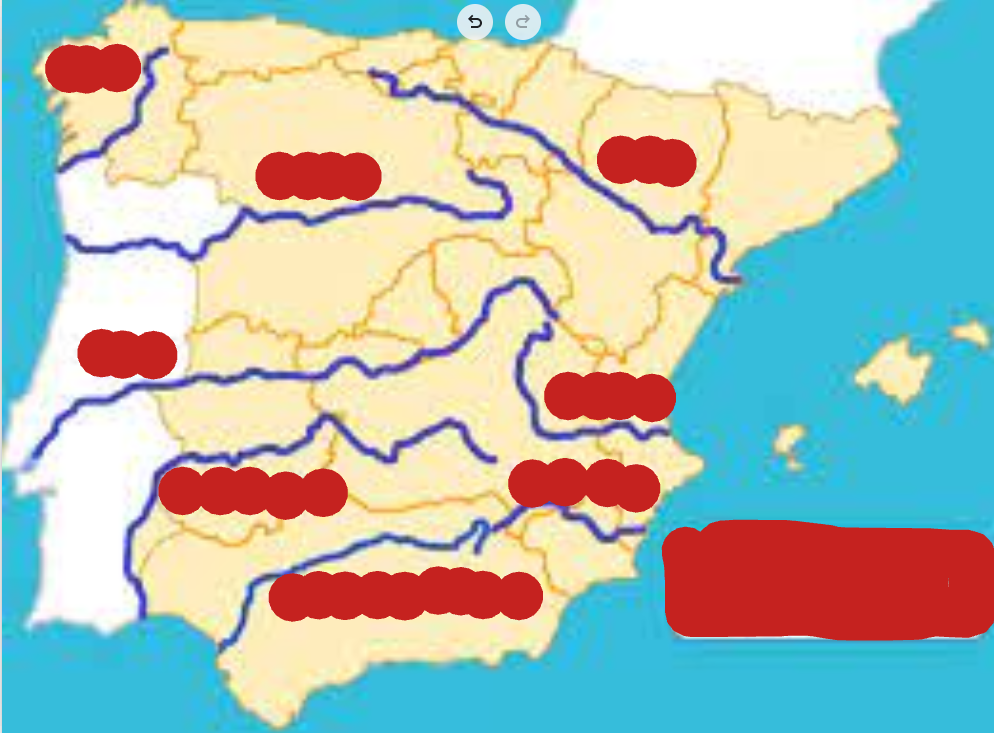 Rios de España. Ficha interactiva | TopWorksheets