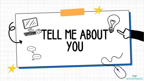 Tell me about you - Speaking and Reading activity. Interactive ...