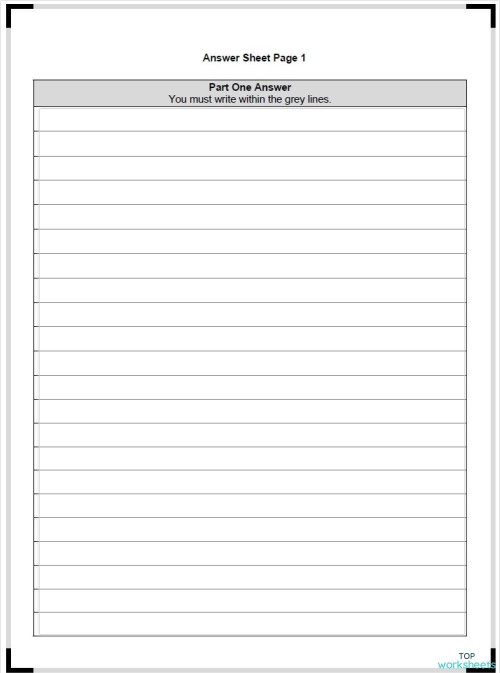 FCE - Writing - Book Test 5. Interactive worksheet | TopWorksheets