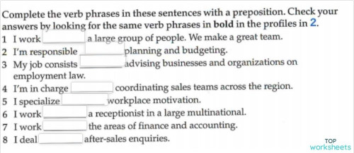 Vocabulary work. Interactive worksheet | TopWorksheets