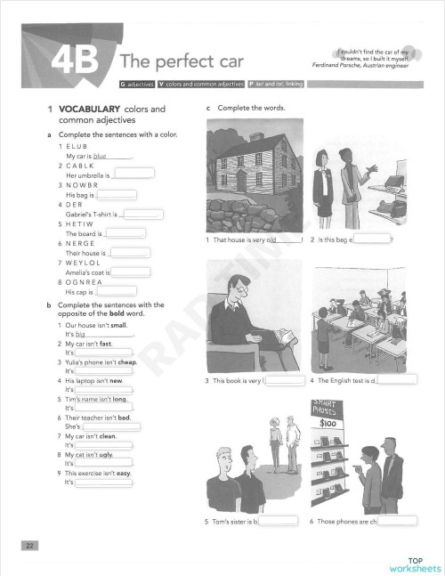 Aef Starter 4b Hw Interactive Worksheet Topworksheets
