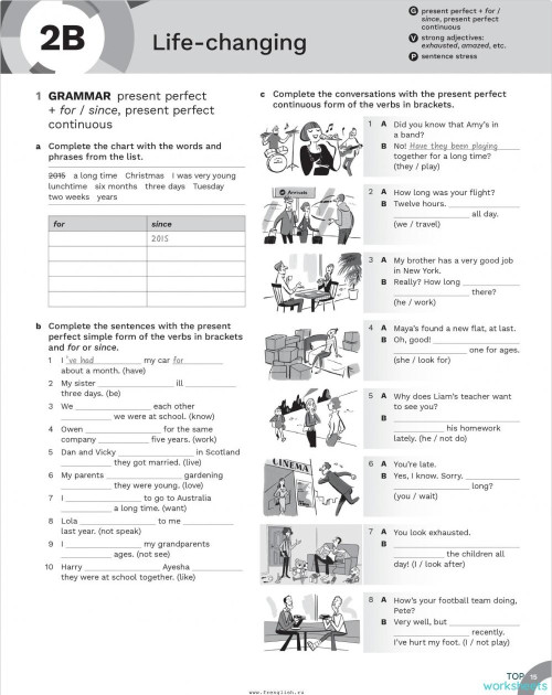 Intermediate. Lesson 12 (grammar). Interactive worksheet | TopWorksheets