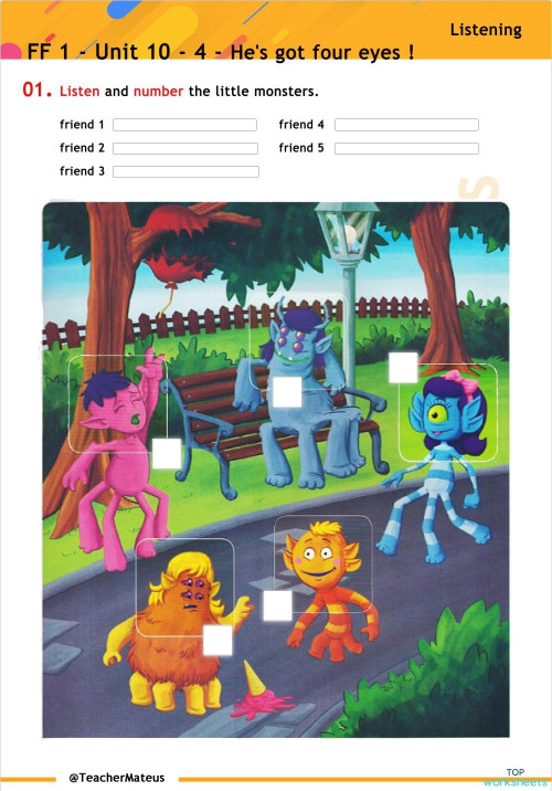 Listening: interactive worksheets and online exercises | TopWorksheets